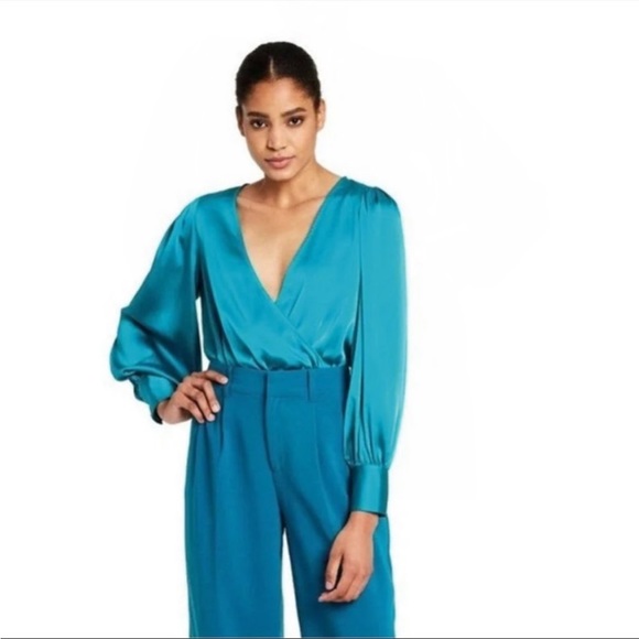 Sergio Hudson X Target | Tops | Nwt Sergio Hudson X Target Teal ...